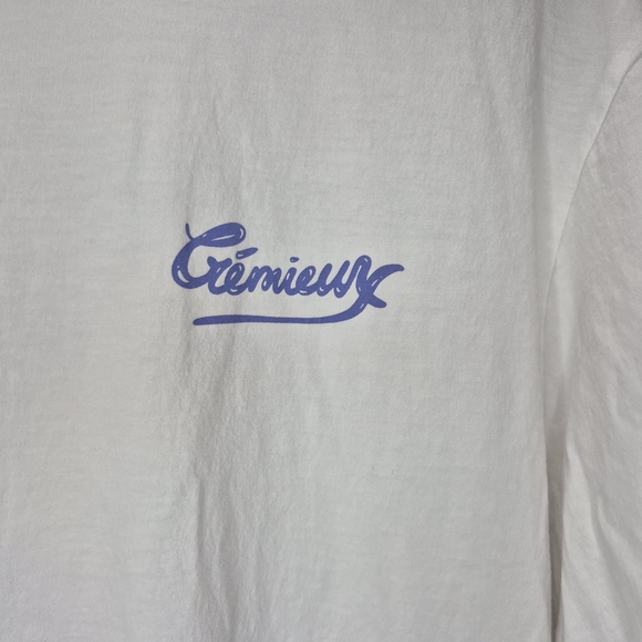 Daniel Cremieux | Shirts | Daniel Cremieux White Tee With Blue Logo ...